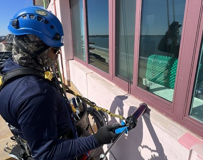 Commercial Window Caulking & Sealing - Heavenly Sunshine